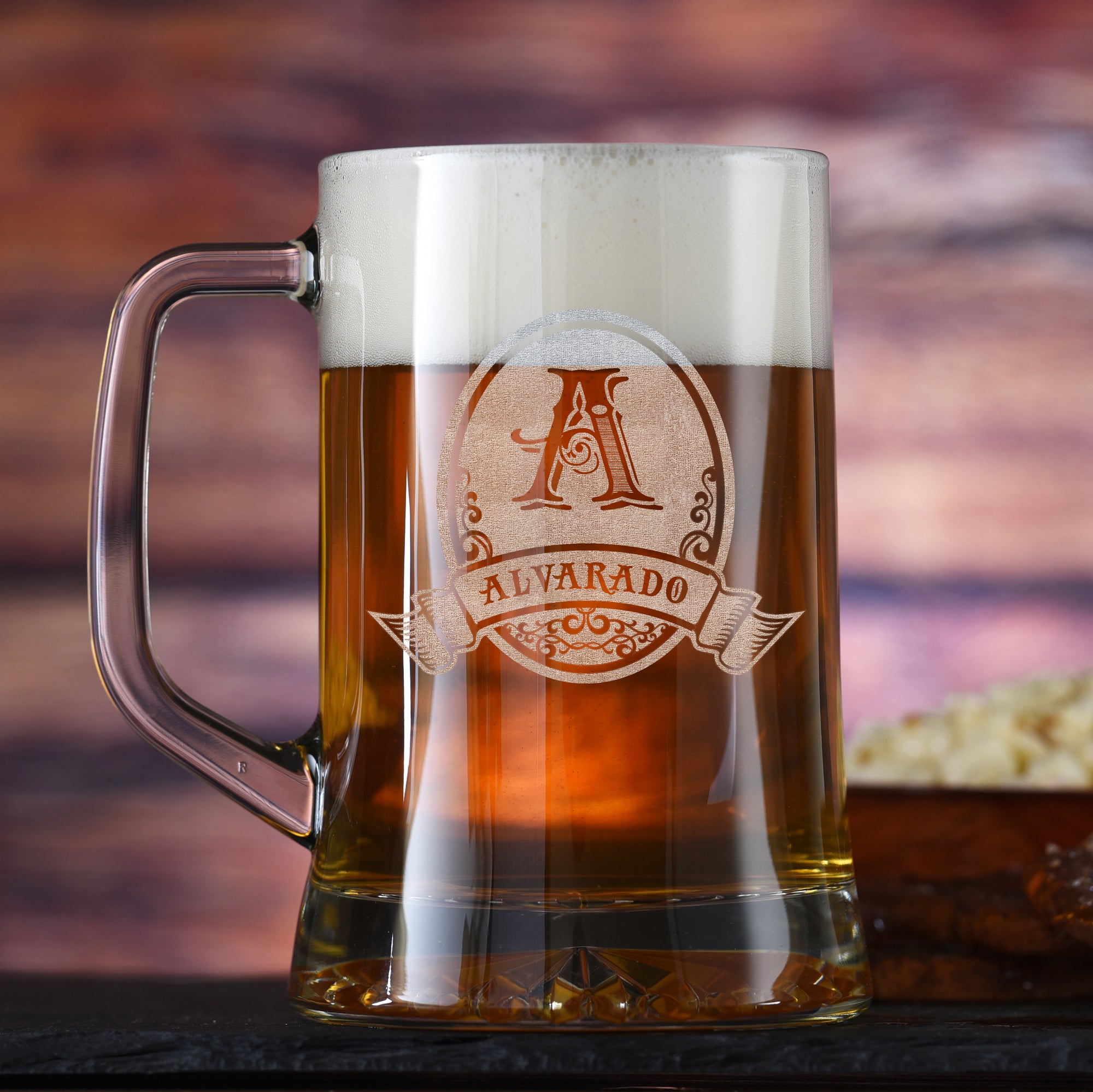 Laser Etched Beer Mug Gifts - Crystal Imagery