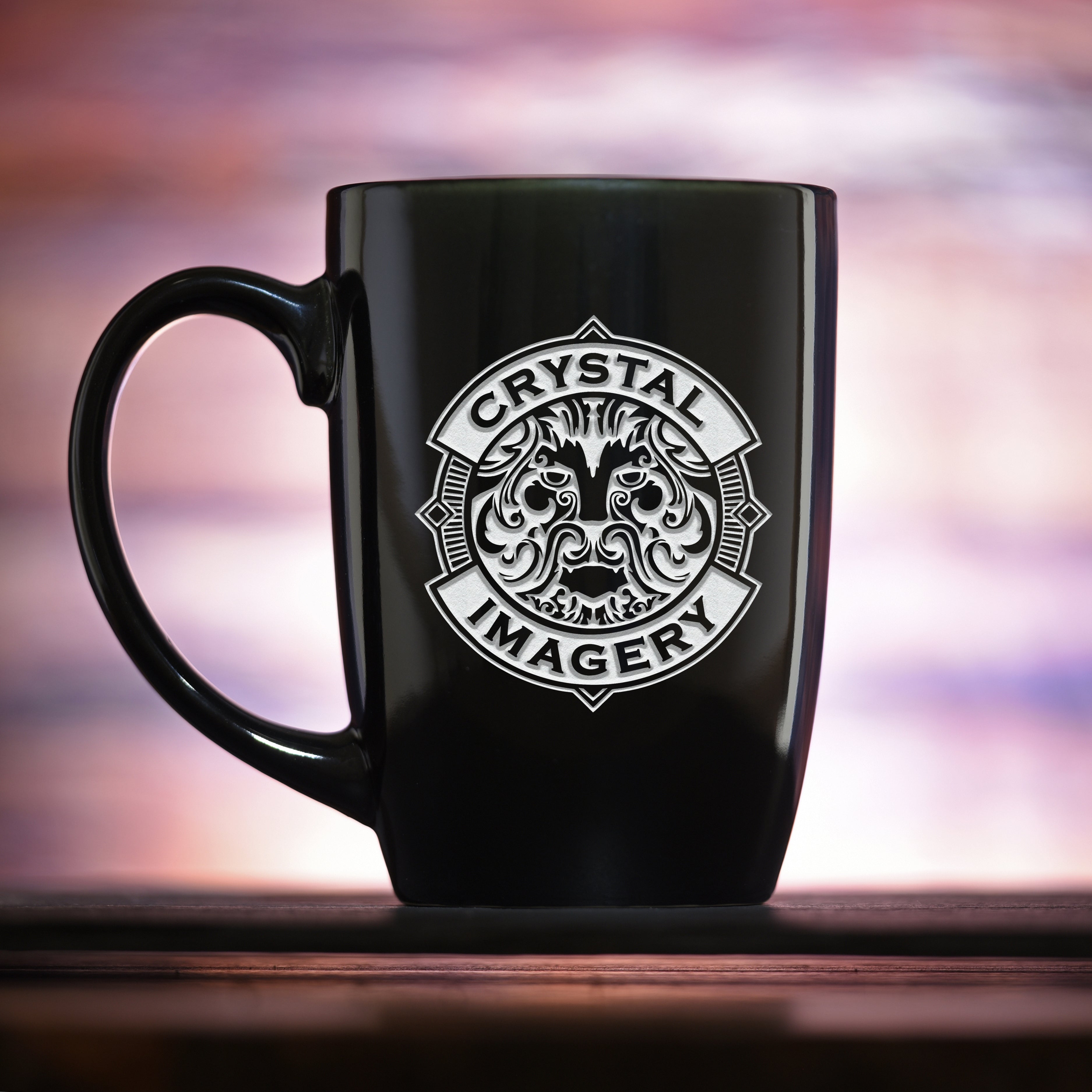 Engraved Coffee Mugs - Company Logo | Crystal Imagery
