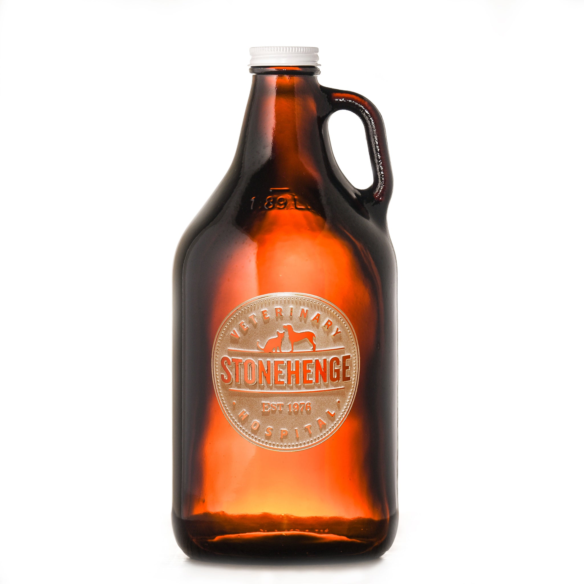 Custom Company Beer Growlers with Logo