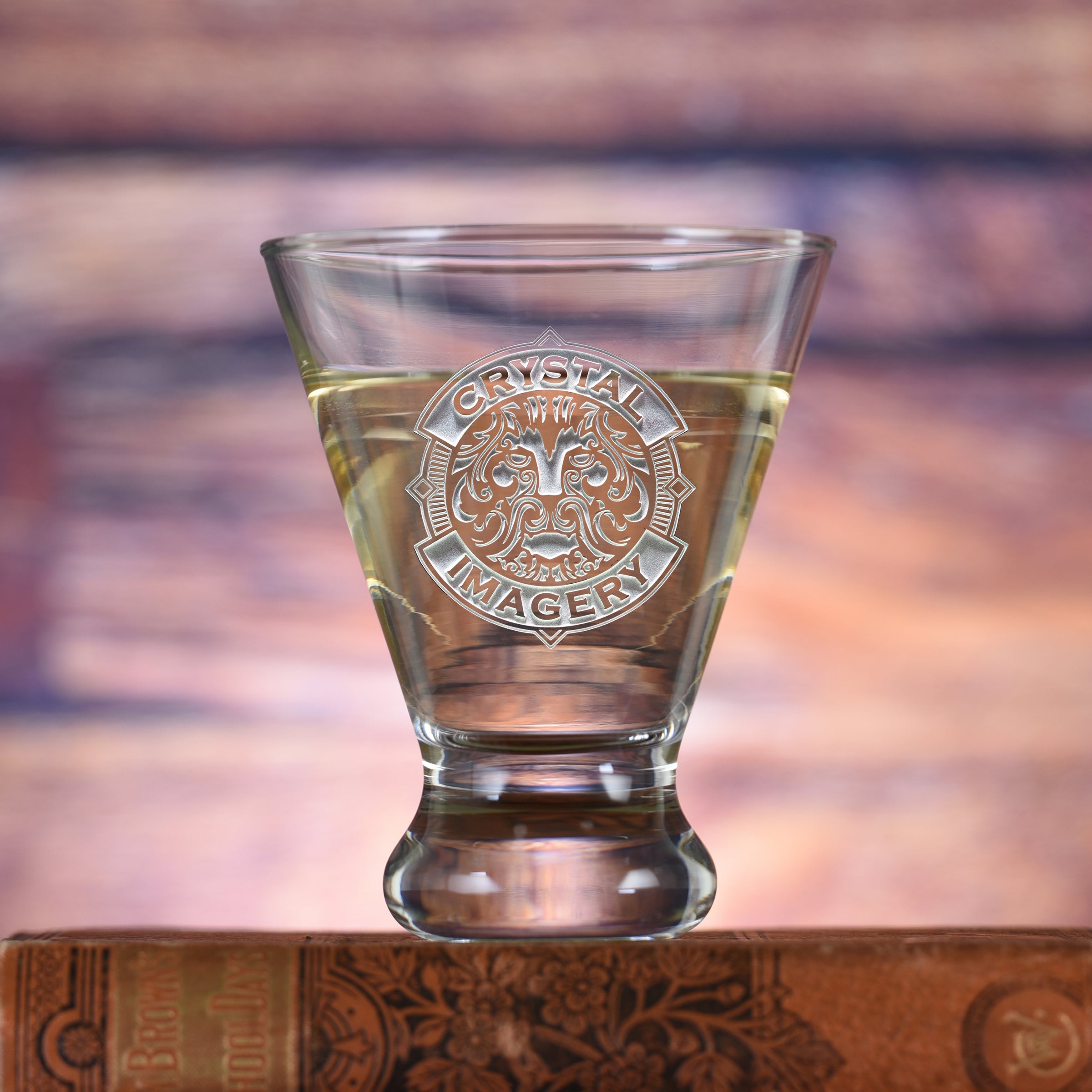 Custom/Personalized Barware with Logo | Logo Bar Glasses– Crystal Imagery