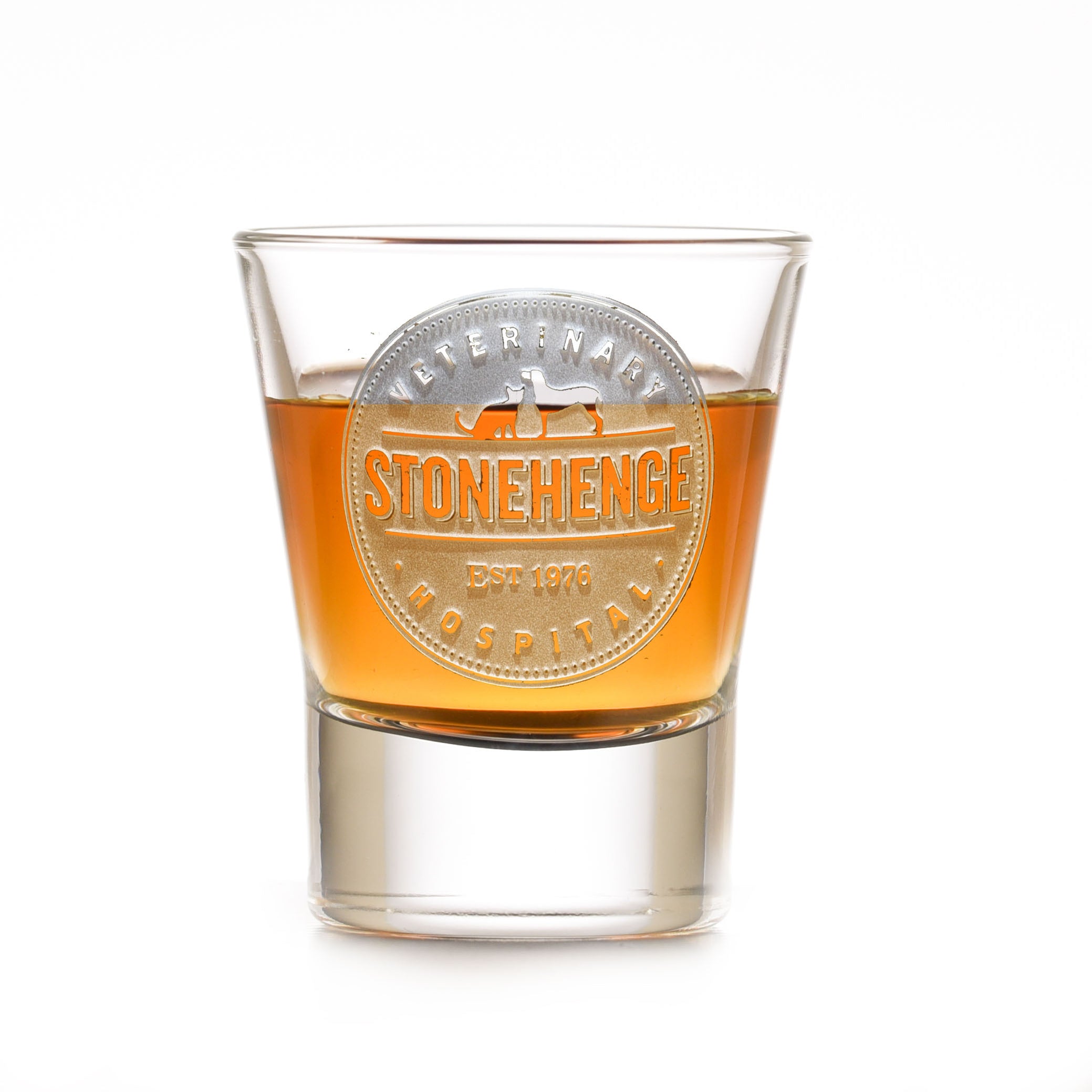 Custom Logo Shot Glasses Corporate Shot Glasses Set Of 4 Crystal Imagery