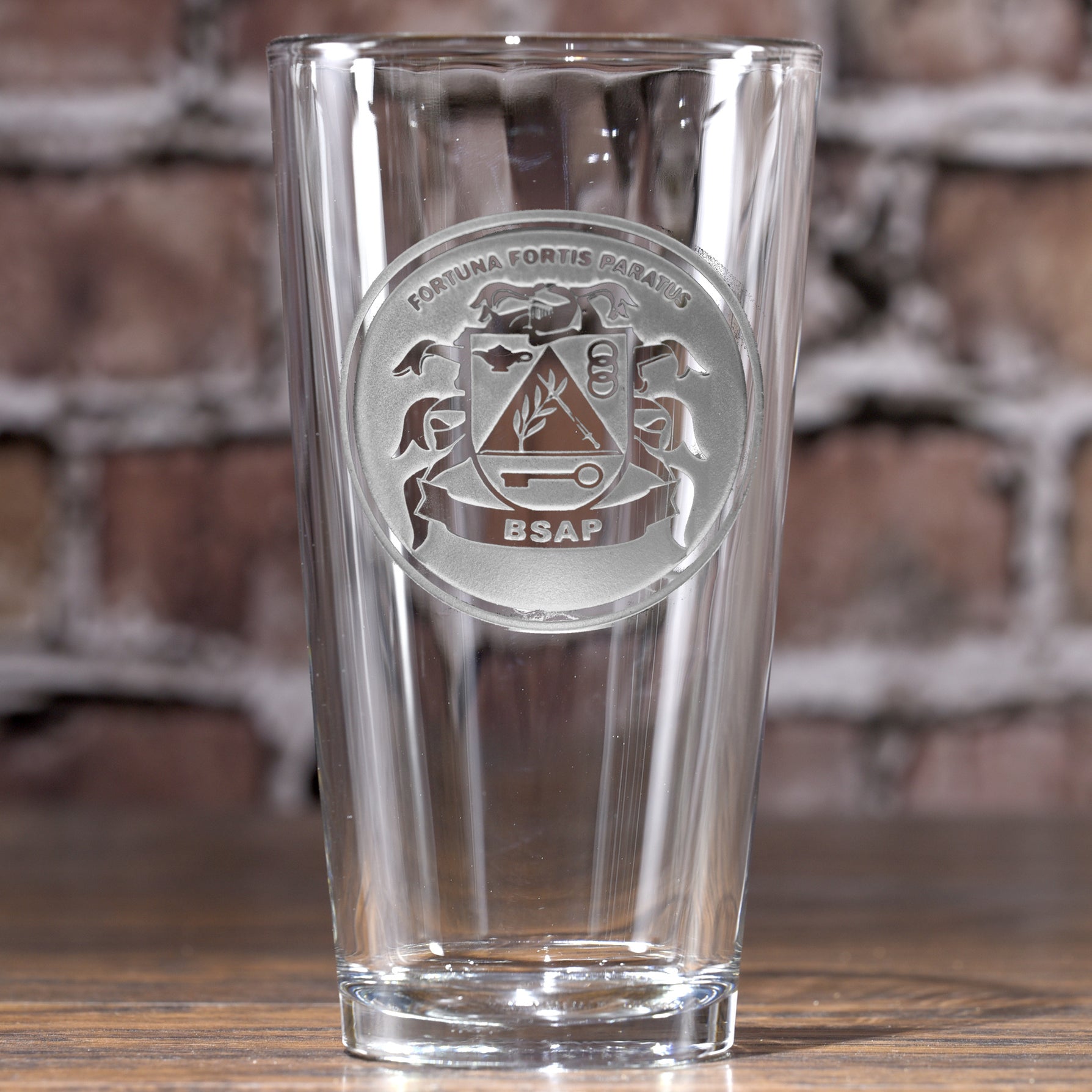 BSAP Program | Army War College BSAP Logo Glassware– Crystal Imagery
