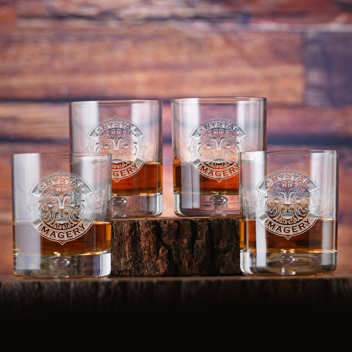 Engraved Whiskey Bar Glass With Your Logo Corporate Glassware