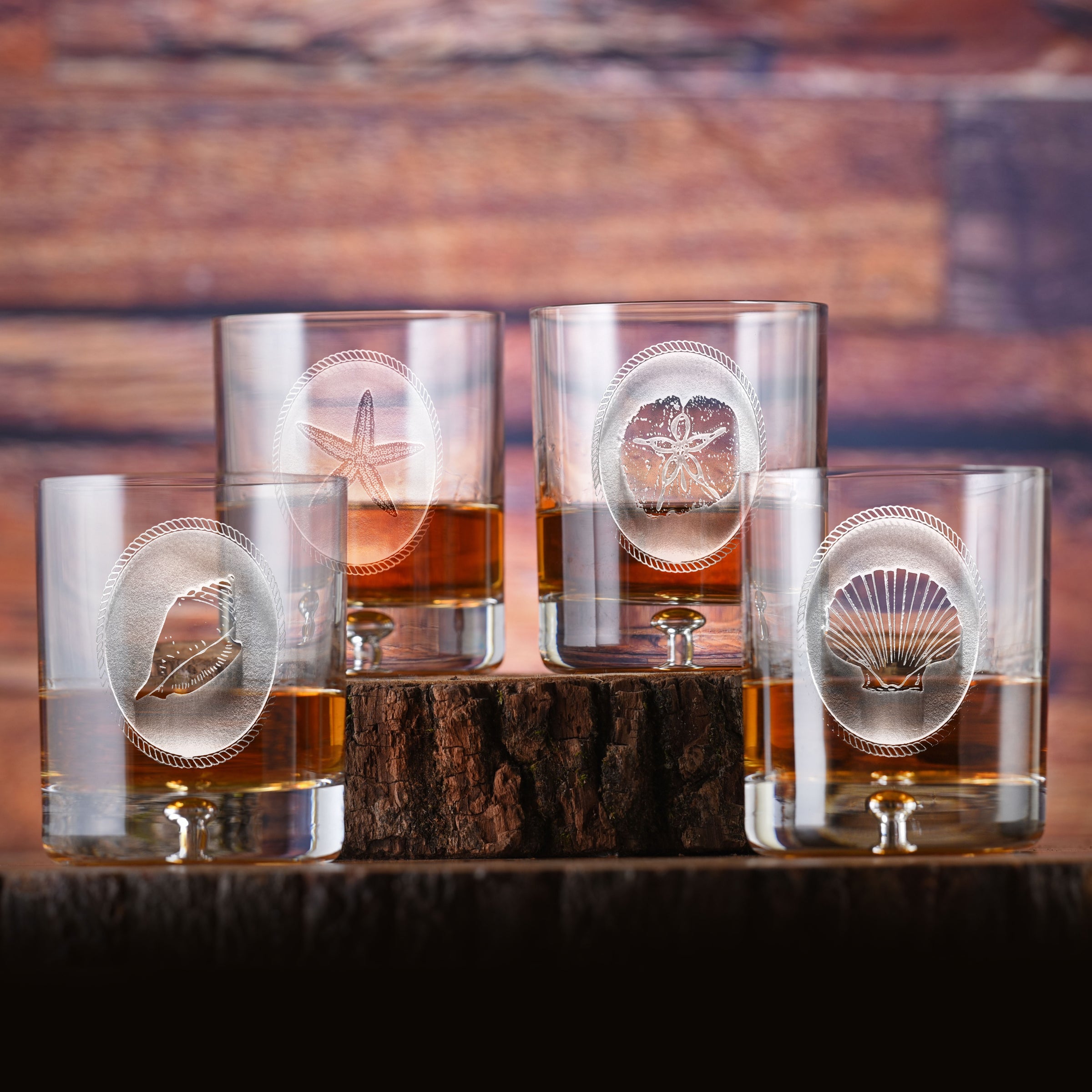 Nautical and Beach-Themed Barware Gifts for Him and Her– Crystal Imagery